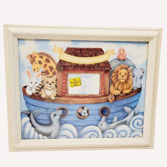 Fiji Graphics | Wall Decor | Vtg Fiji Graphics Noahs Ark Nursery Baby ...